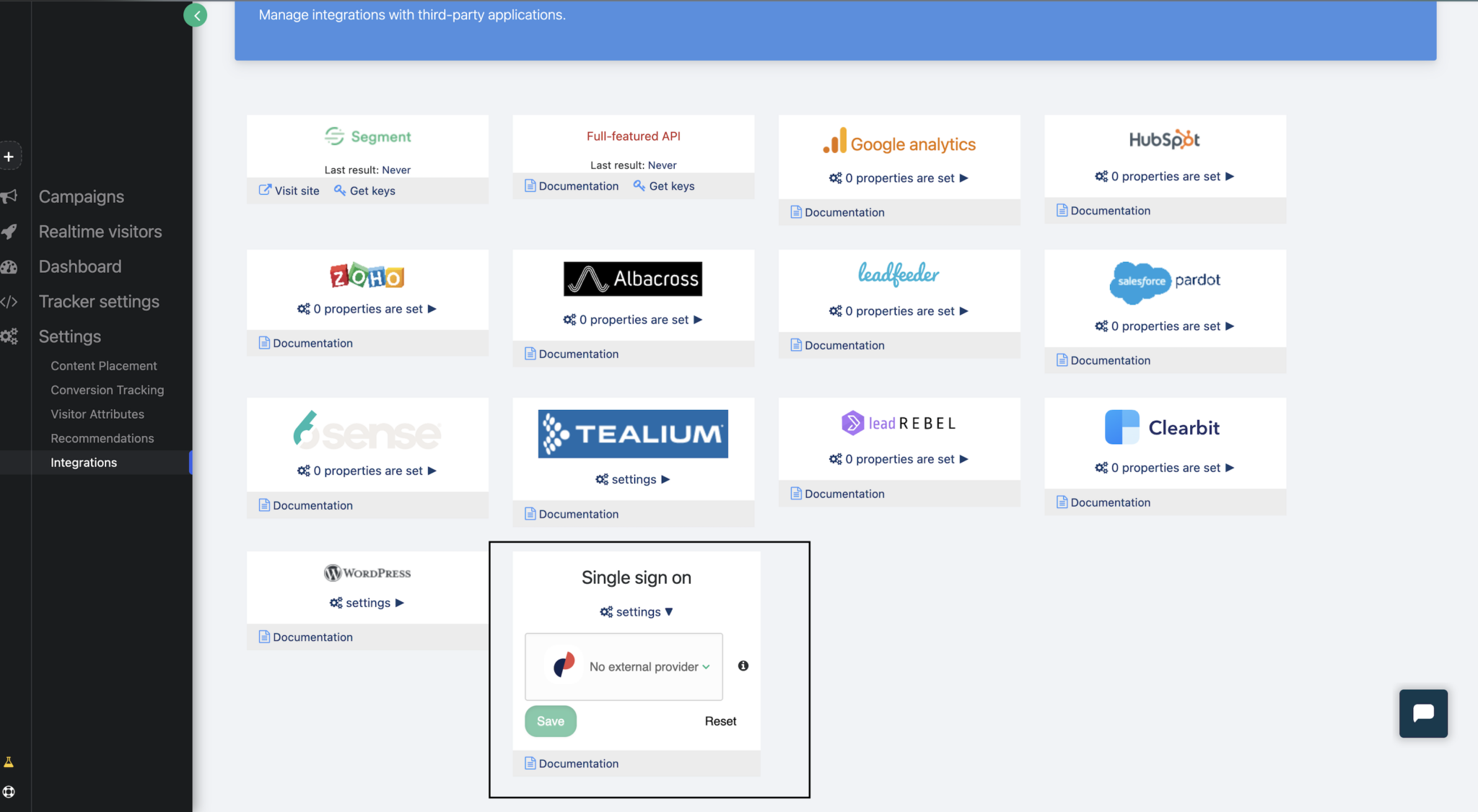Set up a single sign-on (SSO) client – Personyze Support